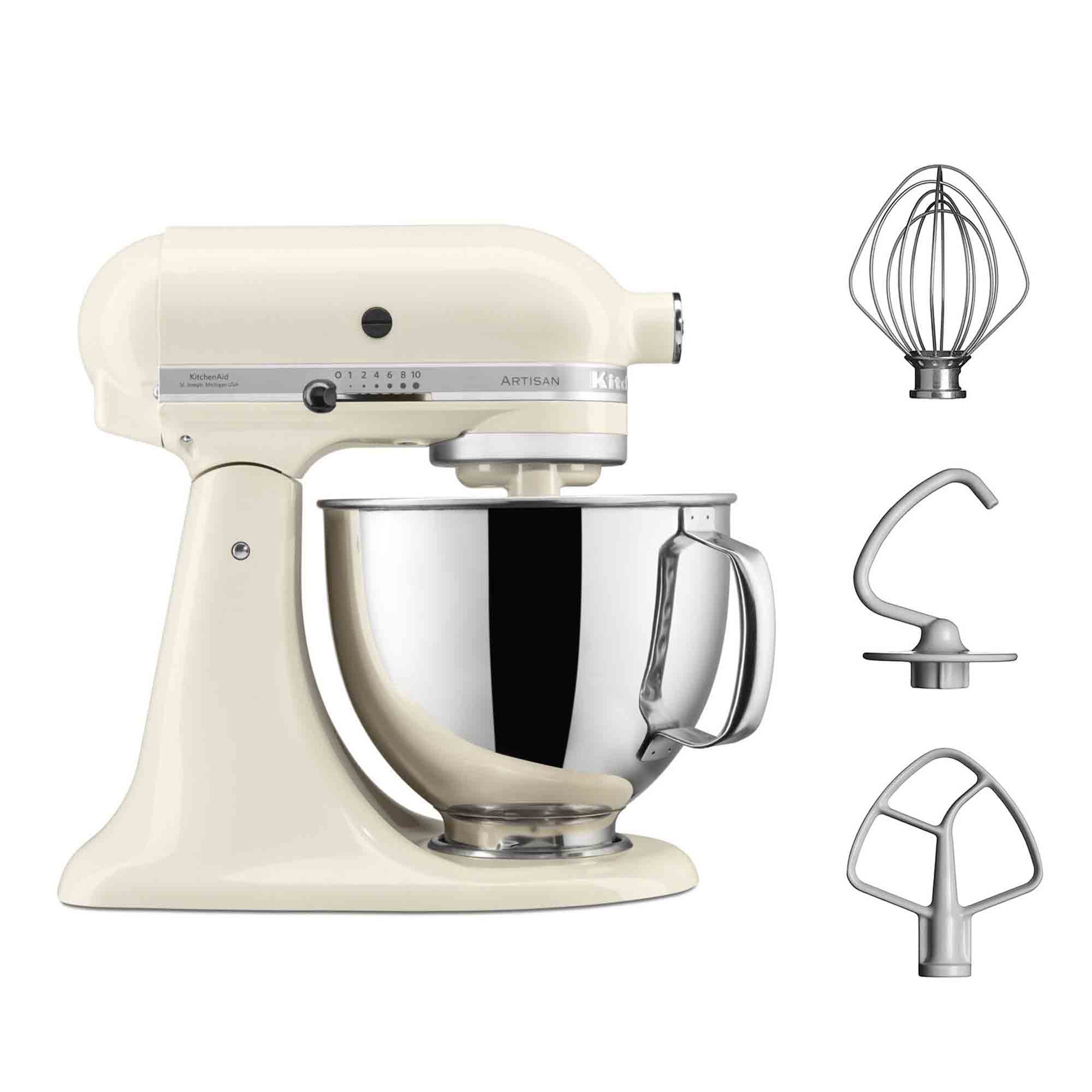 KitchenAid Artisan Stand Mixer 5KSM125BAC Almond Cream 4.8L – Stuart ...